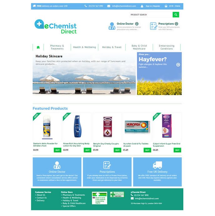 Pharmacy Website Design | Pharmacy Website Examples