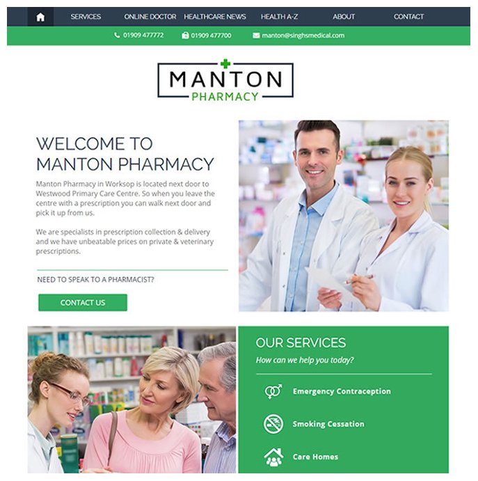 Pharmacy Website Design | Pharmacy Website Examples