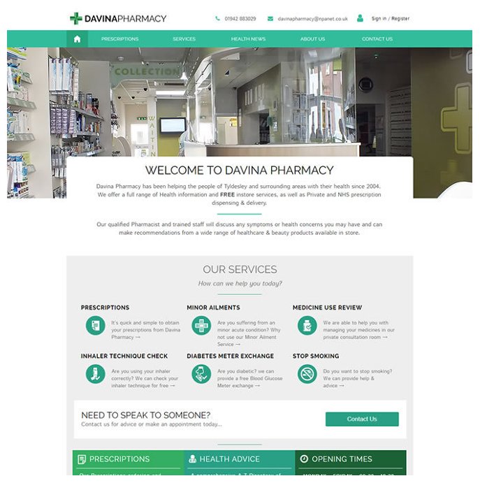 Pharmacy Website Design | Pharmacy Website Examples
