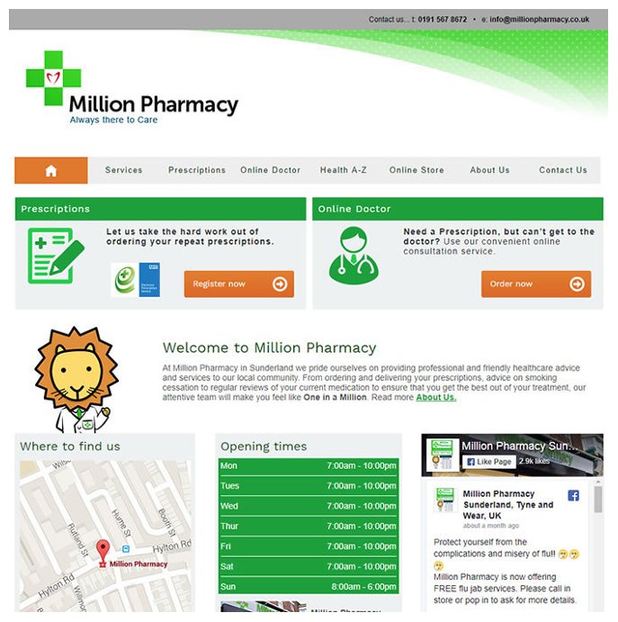 Pharmacy Website Design | Pharmacy Website Examples