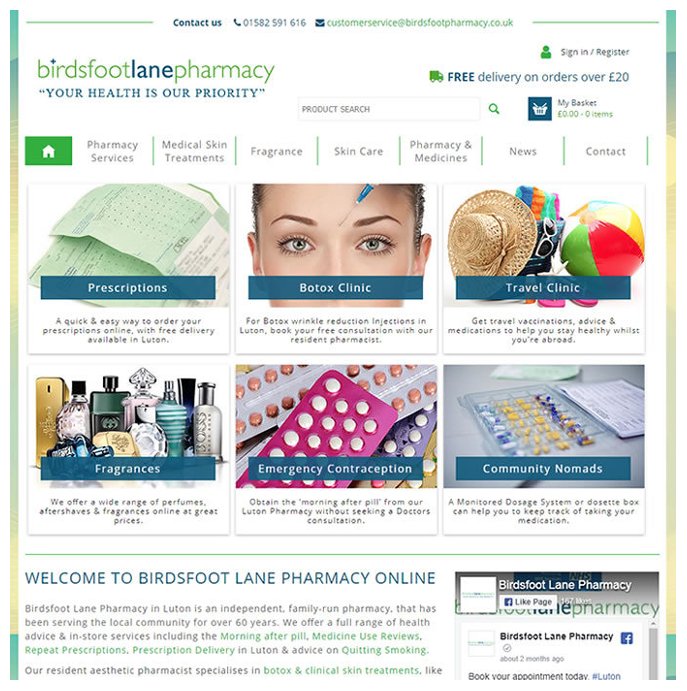 Pharmacy Website Design | Pharmacy Website Examples
